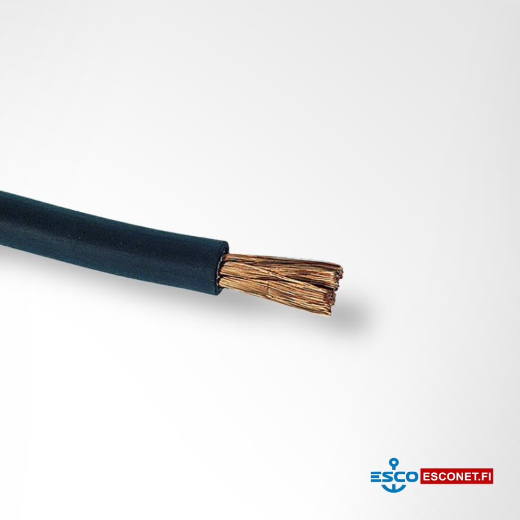 16mm2 asennuskaapeli monisäikeinen, taipuisa musta HO7V-K 16 mm² | Oy ...